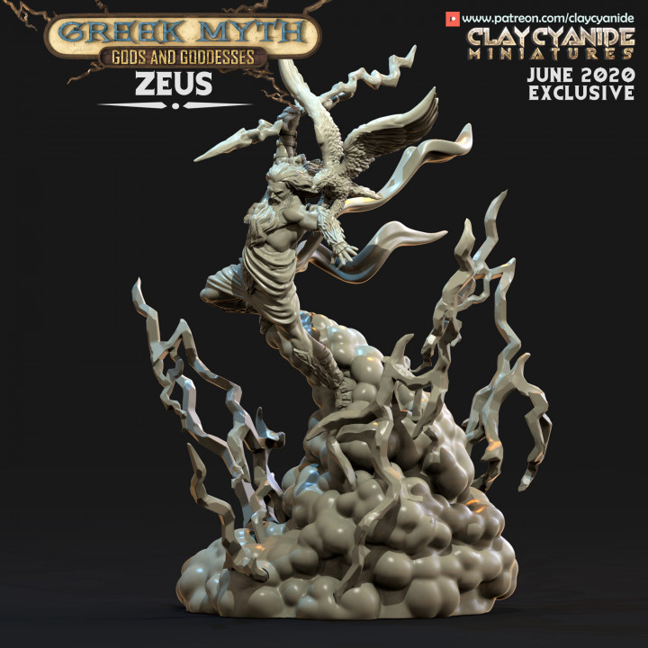 3D Printable Greek Mythology Part 1 by Clay Cyanide Miniatures