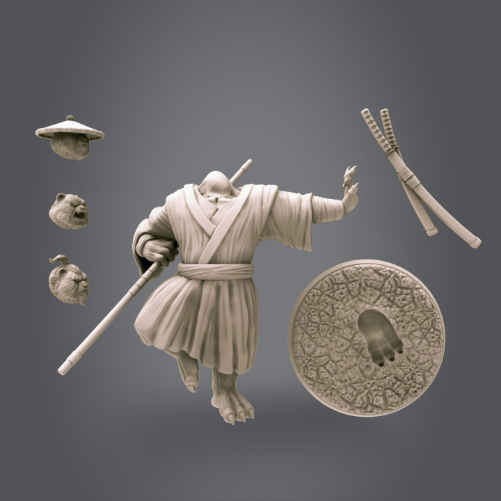 3D Printable Master of Chi 1 by clynche art