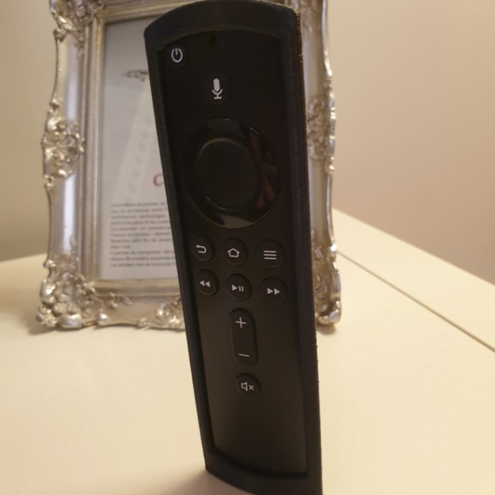3D Printable Amazon Fire TV remote protective case by Nicolas