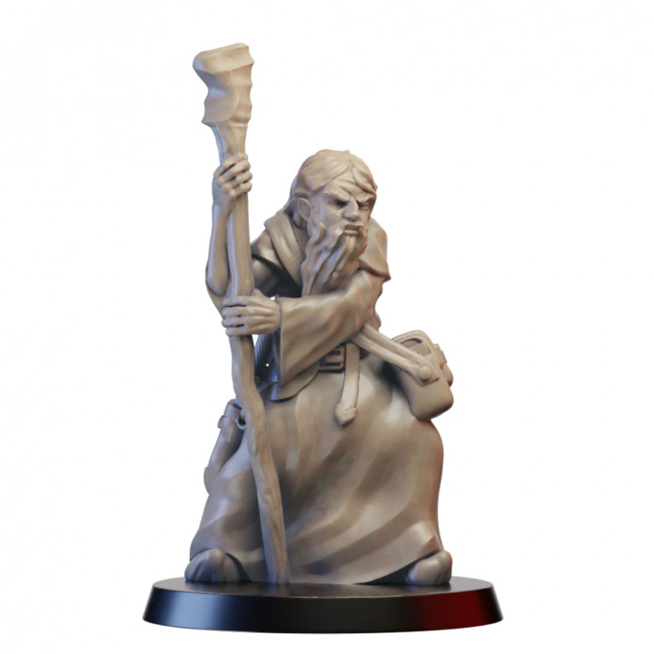 3D Printable Old wizard - supportless model by Stanislav Kuznetsov