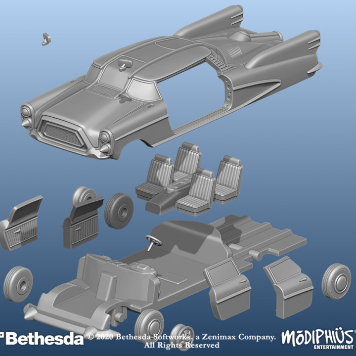 3D Printable Car Pack - Terrain Expansion - Fallout Wasteland Warfare ...