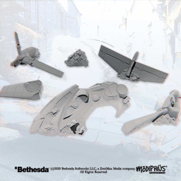 3D Printable All Vehicles Pack - Terrain Expansion - Fallout Wasteland ...