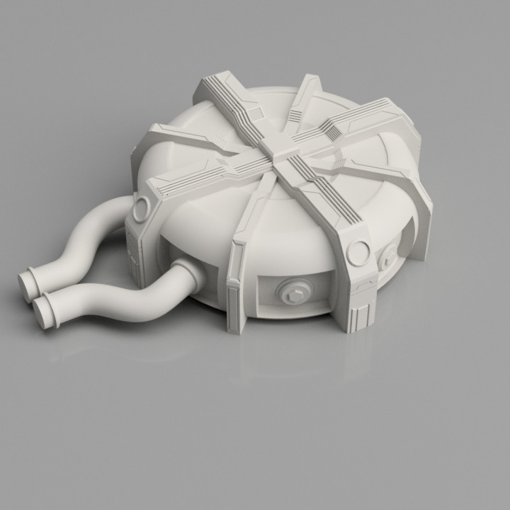 3D Printable Modular Pipe system - Liquid container by Fr3D @ The3DPrinting