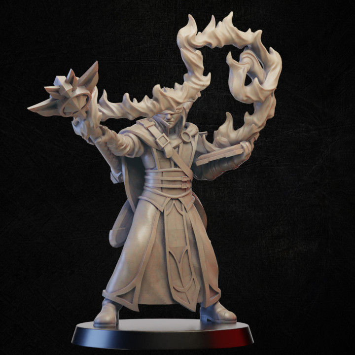 3D Printable Warlock pack by Stanislav Kuznetsov