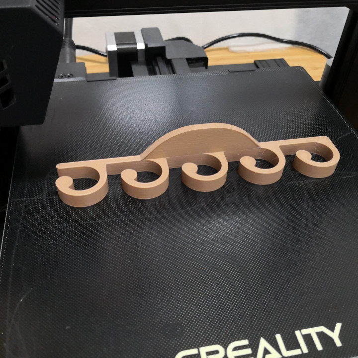 3D Printable Power cable holder by Hugo Feng