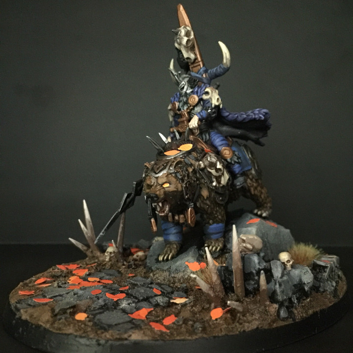 3D Print of Barbarian Griz The Gungry by VonCheeese