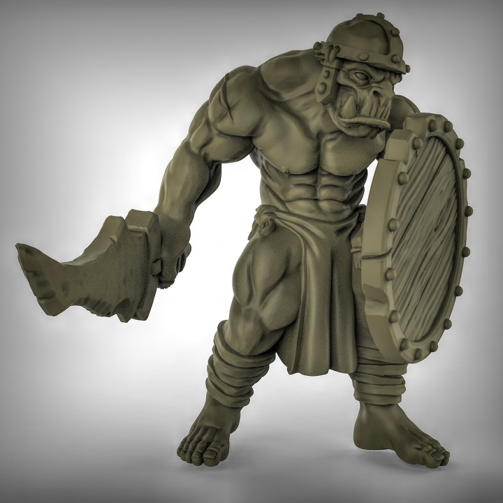 3D Printable Orc's with Swords and Shields (pre supported) by Duncan Shadow