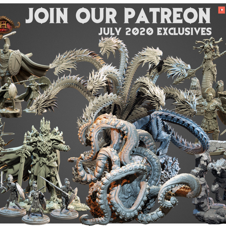 3D Printable Greek Mythology Part 2 by Clay Cyanide Miniatures