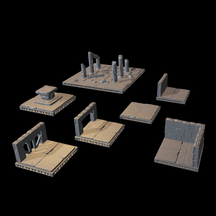 3D Printable Temple Set by Urheym