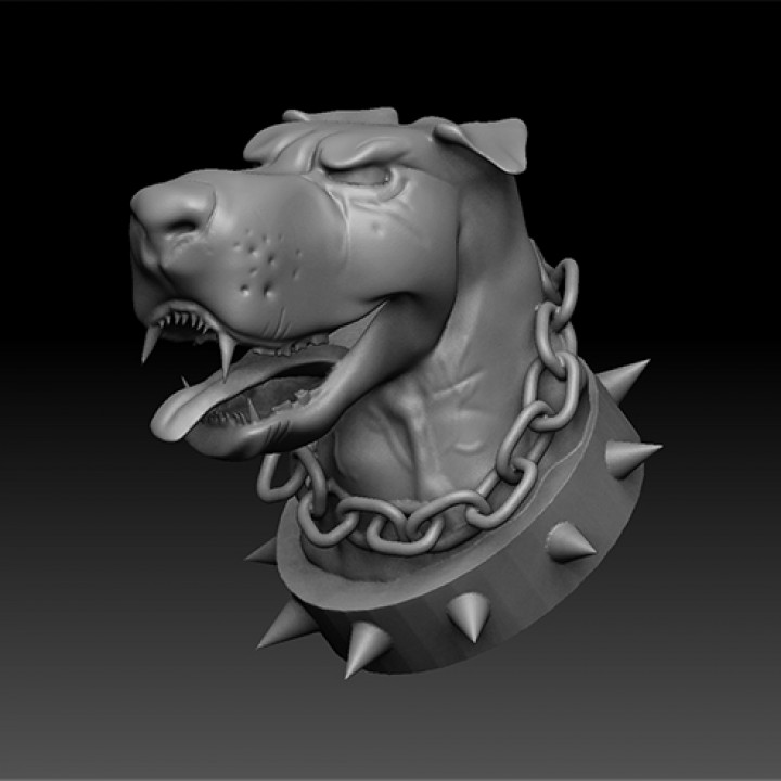 3D Printable Evil Dog by Ruff Huff