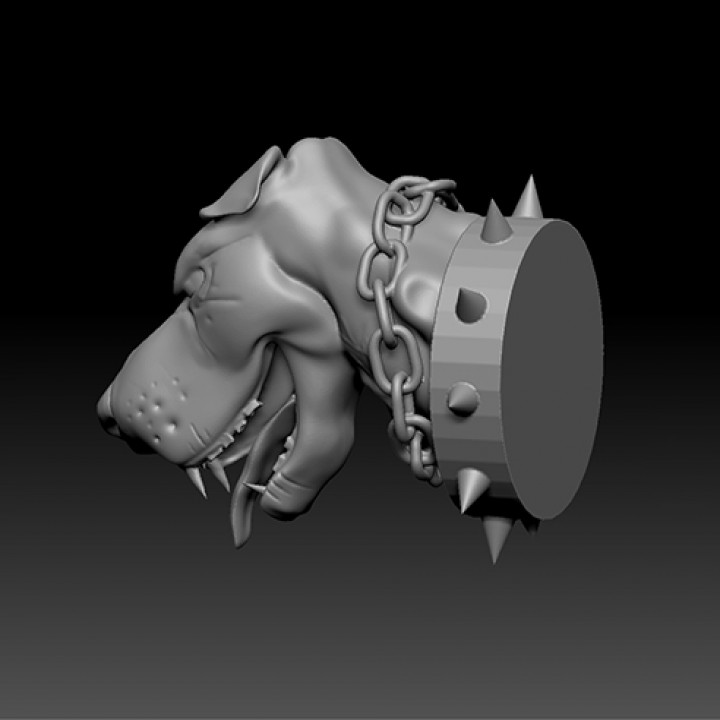 3D Printable Evil Dog by Ruff Huff