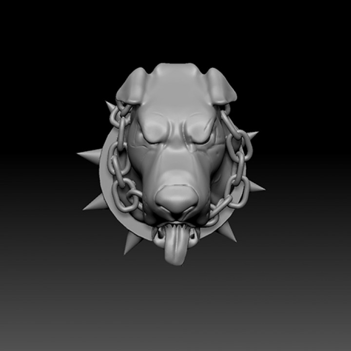 3D Printable Evil Dog by Ruff Huff