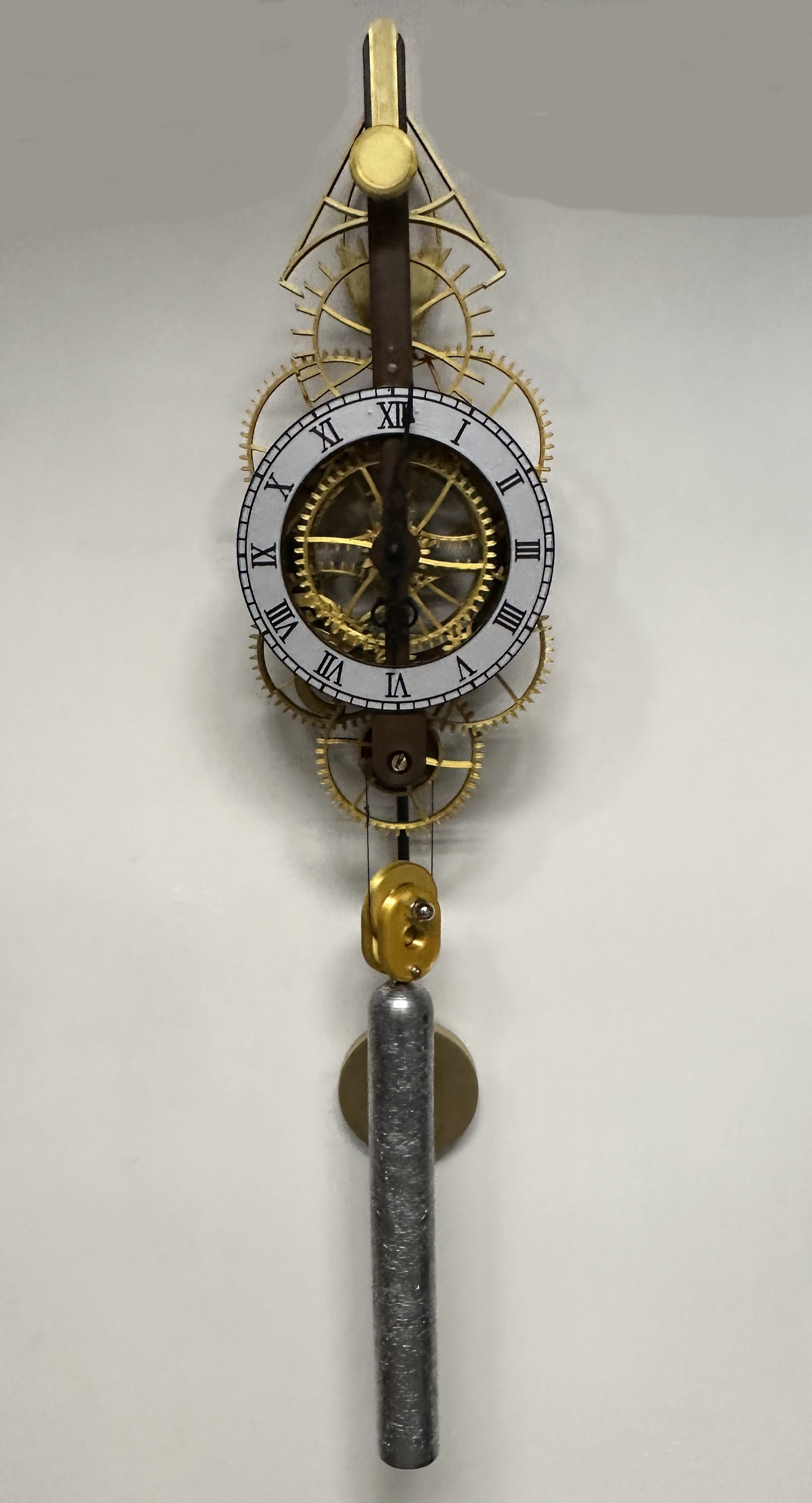 3D Printable Medium Pendulum Wall Clock by Steve Peterson