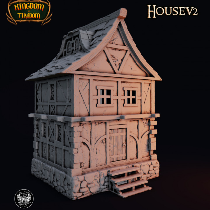 3D Printable House v2 by The Master Forge