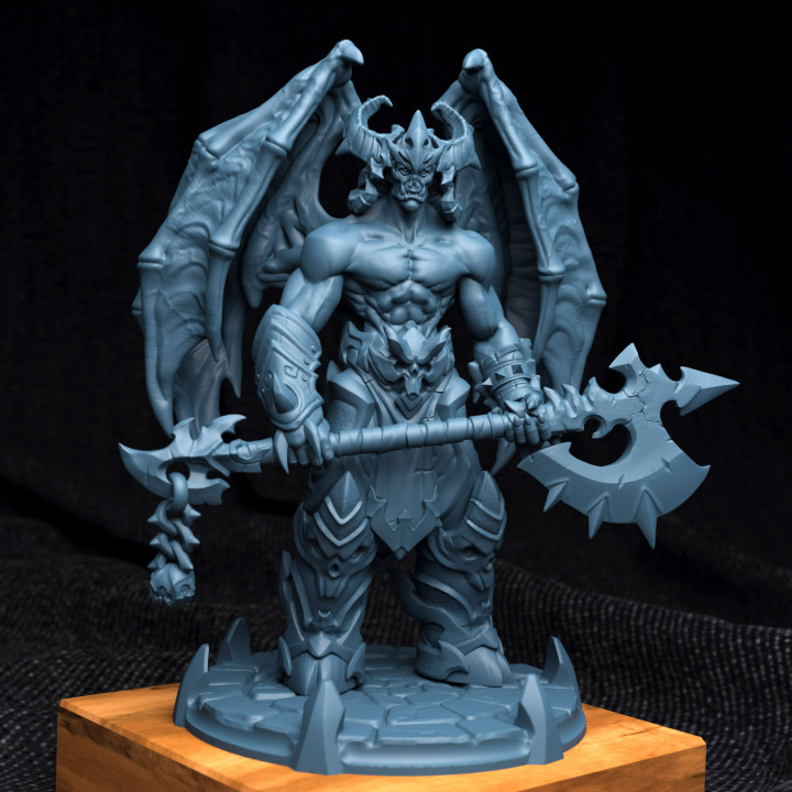 3D Printable Corrupted Demon Orc by Creature Armory