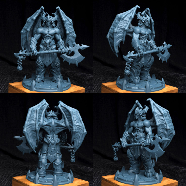 3D Printable Corrupted Demon Orc by Creature Armory