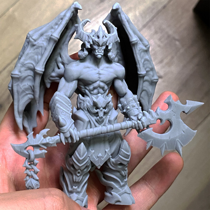 3D Printable Corrupted Demon Orc by Creature Armory