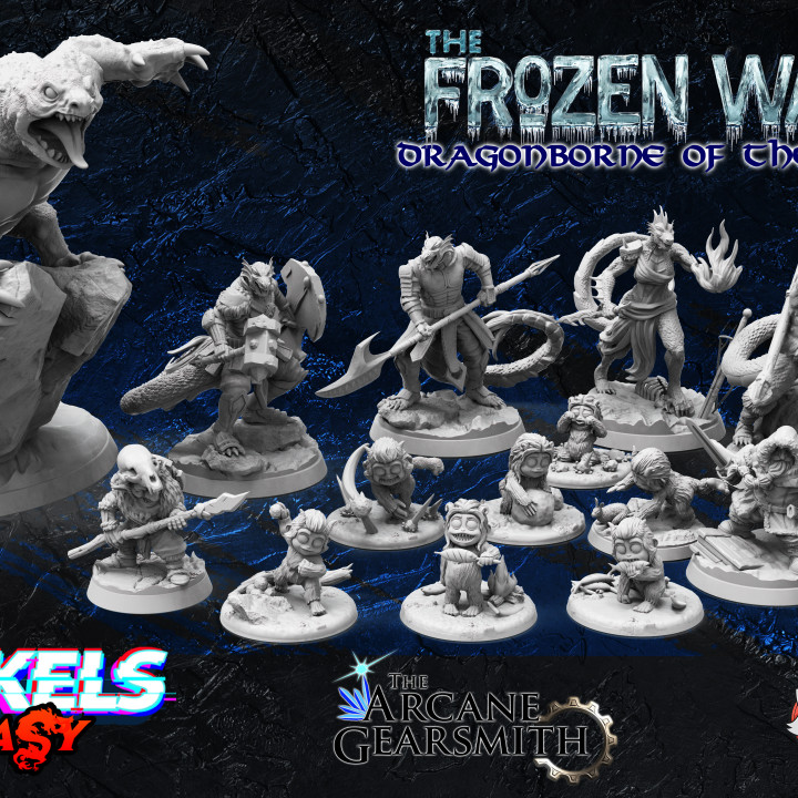 3D Printable BABY YETI CRYING by PAPSIKELS MINIATURES