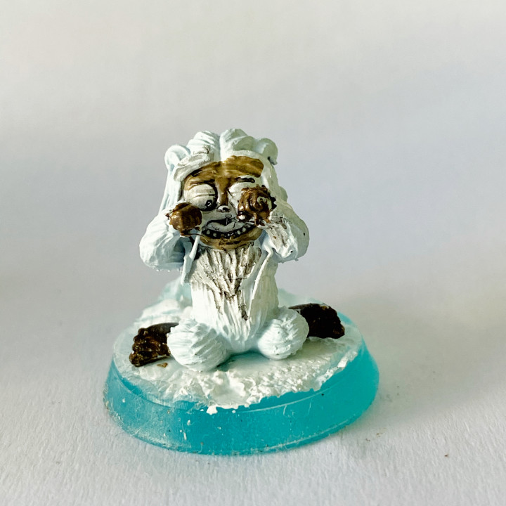 3D Printable BABY YETI CRYING by PAPSIKELS MINIATURES