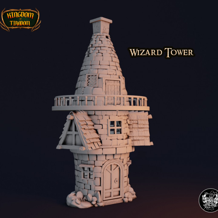 3D Printable Wizard Tower by The Master Forge