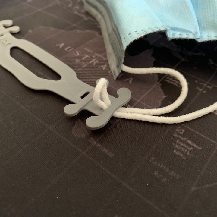3D Printable My Surgical Mask Strap Lite by Marco Tasca