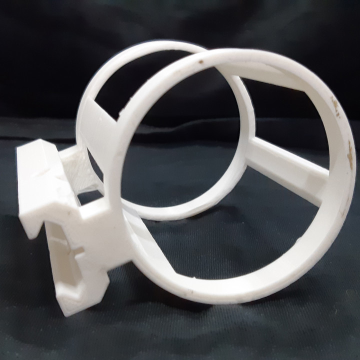 3D Printable Picatinny Mounted Paintball Pod Holder by Mike S