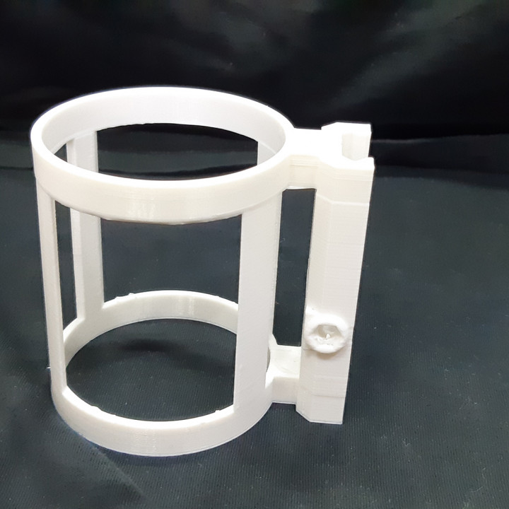3D Printable Picatinny Mounted Paintball Pod Holder by Mike S