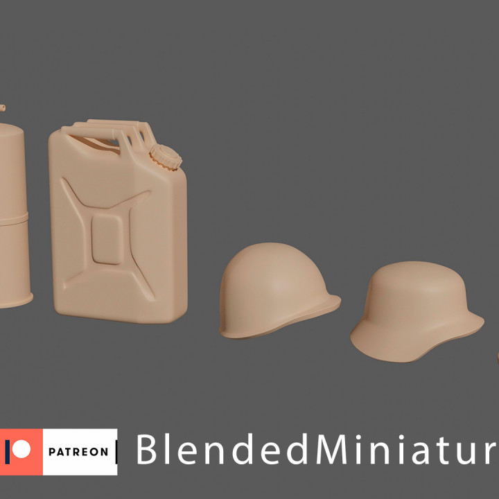 3D Printable helmet (sample) by Blended Miniatures