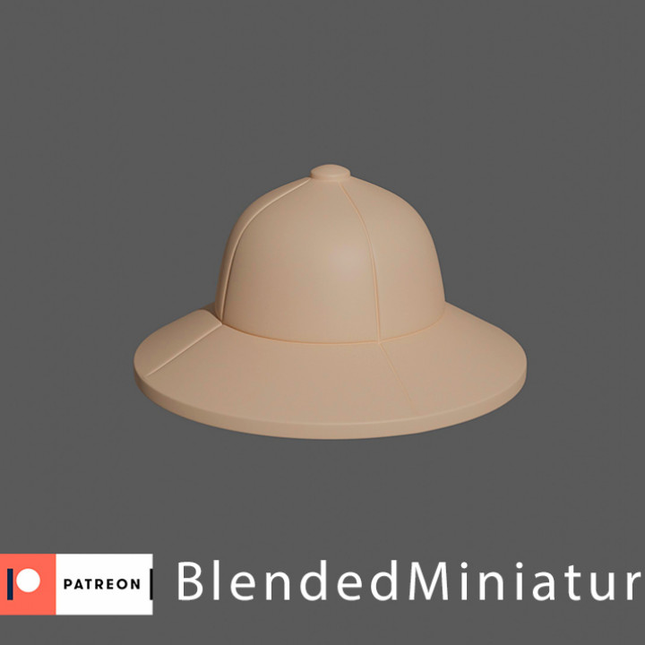 3D Printable helmet (sample) by Blended Miniatures