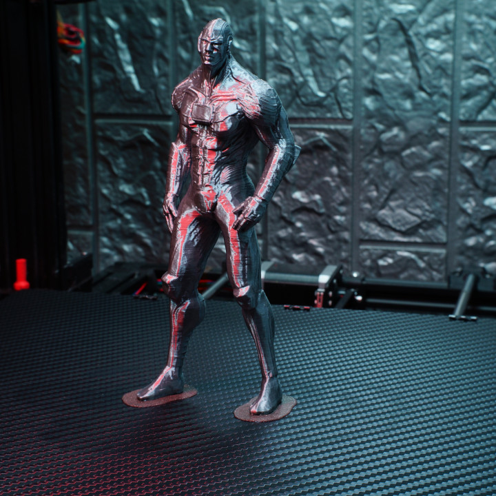 3D Printable Cyborg (DC/Justice League) Support Free by iczfirz