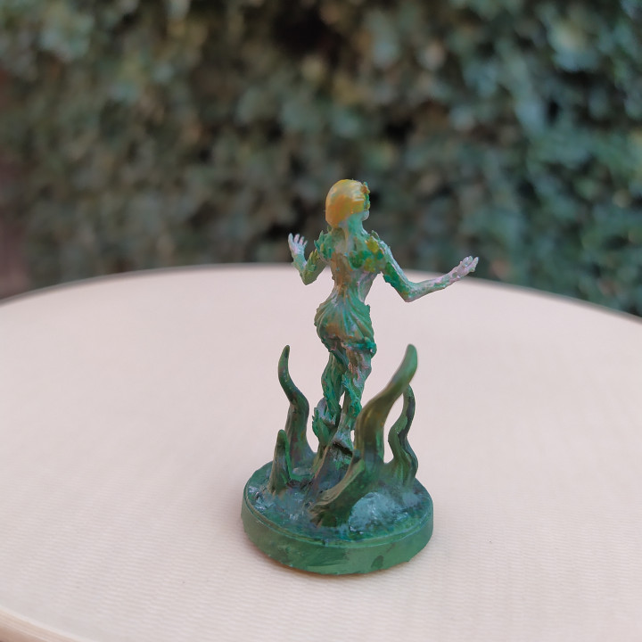 3D Printable Forest protector dryad (supported) by Cursed Forge Miniatures