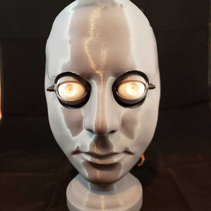 3D Printable King George IV for Advanced Eye Mech by Matthew Cowie