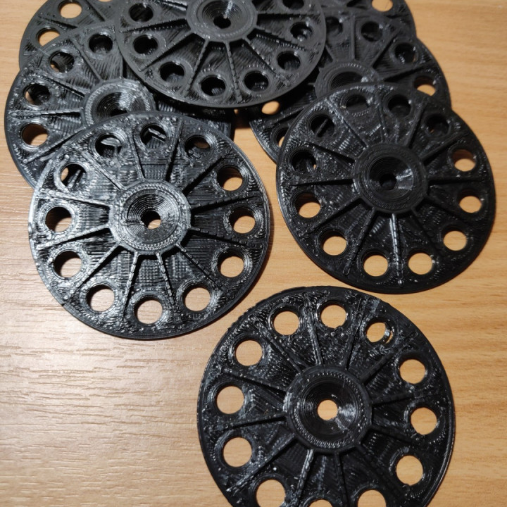3D Printable Insulation Load Spreading Retaining Washer by Dan Mannock