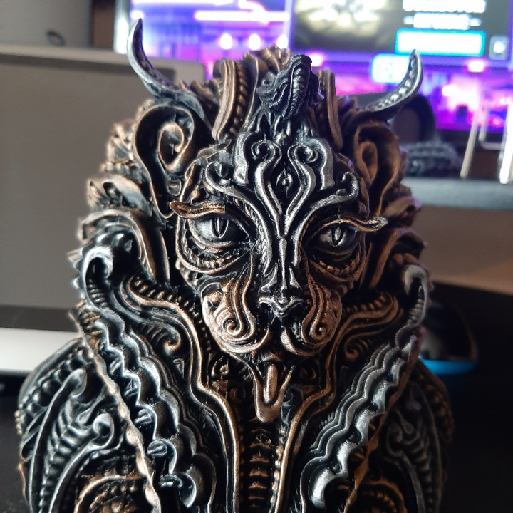 3D Printable Pharaoh Cat by Zane Rogers