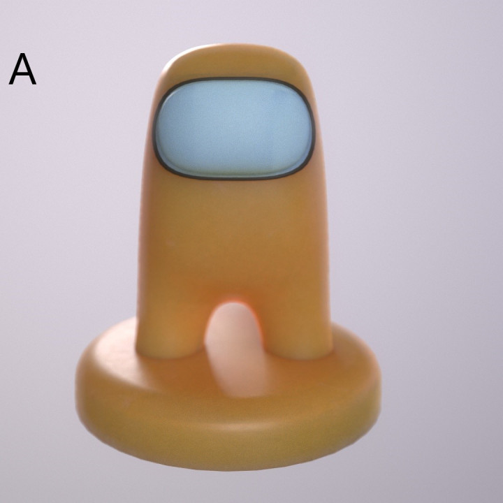 3D Printable Among Us Mini - Customizable Character with Mandalorian ...