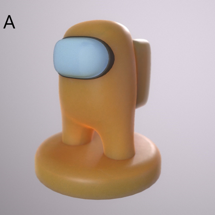 3D Printable Among Us Mini - Customizable Character with Mandalorian ...