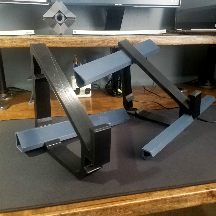 3D Printable Laptop Riser by Red Kraken Forge