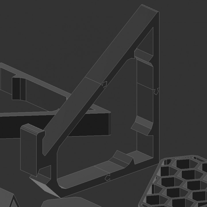 3D Printable Laptop Riser by Red Kraken Forge