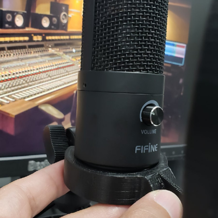 3D Printable Mic Pop Filter - Professional grade by Frederico David Sena