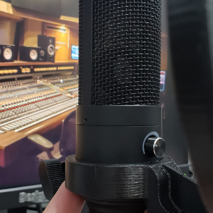 3D Printable Mic Pop Filter - Professional grade by Frederico David Sena