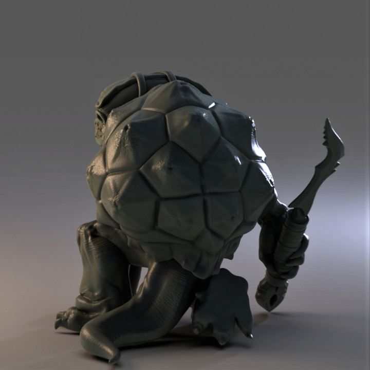 3D Printable Turtle land assassin. by 3DprintingRealms