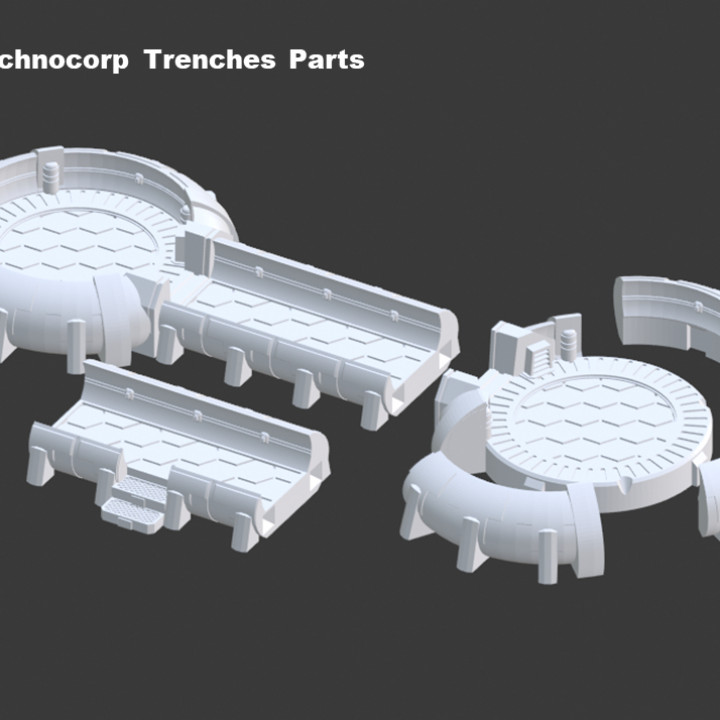 3D Printable The War Zone. 3d Printing Designs Bundle. Gothic and ...