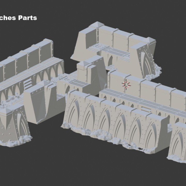 3D Printable The War Zone. 3d Printing Designs Bundle. Gothic and ...