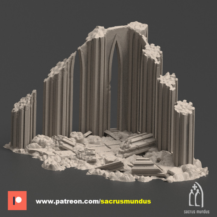 3D Printable The War Zone. 3d Printing Designs Bundle. Gothic and ...