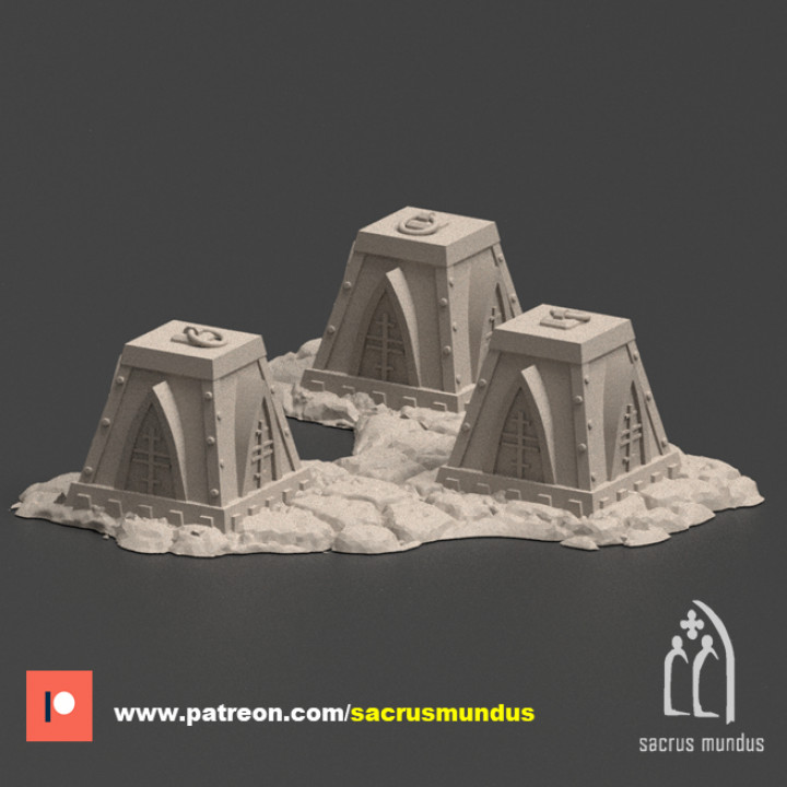 3D Printable The War Zone. 3d Printing Designs Bundle. Gothic and ...