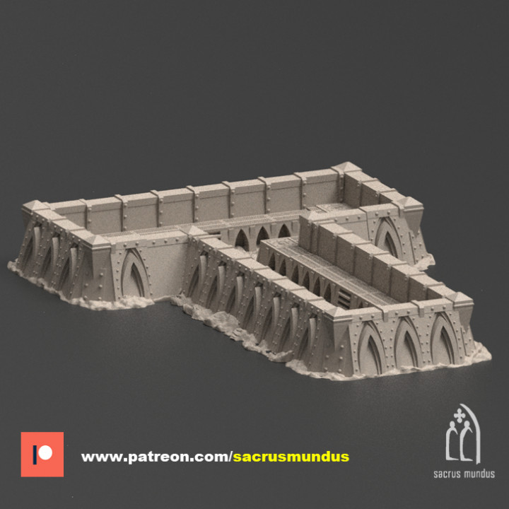 3D Printable The War Zone. 3d Printing Designs Bundle. Gothic and ...