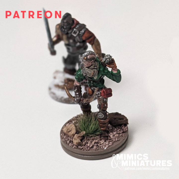 3D Printable Steampunk - Female Elvish Ranger by Phil MacNevin