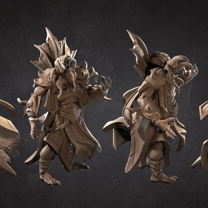 3D Printable Mage Cultist Ancients by Bite the Bullet