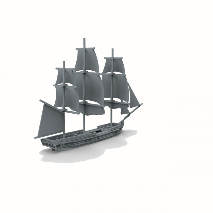 3D Printable Forte class Égyptienne (HMS egyptienne) / Forte (HMS forte ...