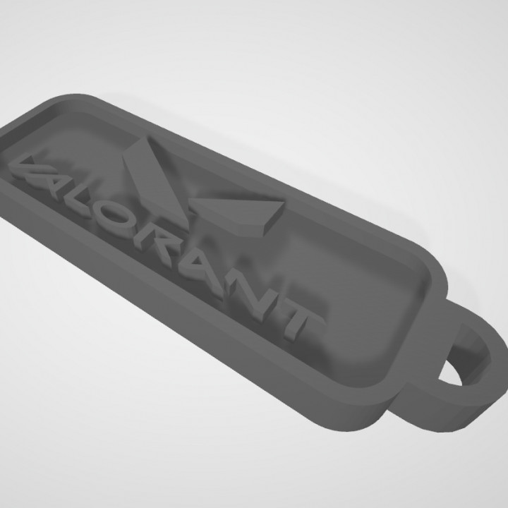 3D Printable Valorant Logo by muhammed nur polat